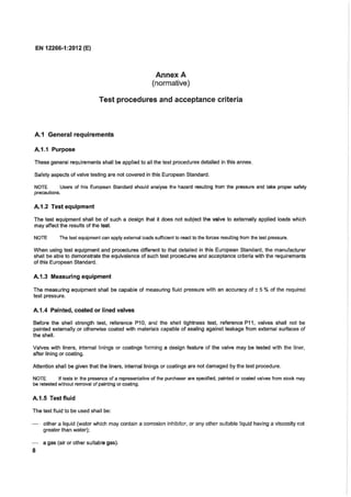 En 12266 1-2012 | PDF