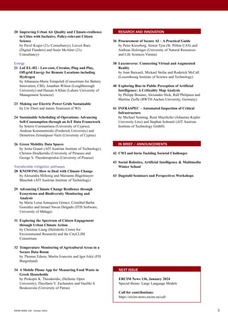 ERCIM NEWS October 2023 - Climate Resilient Society | PDF