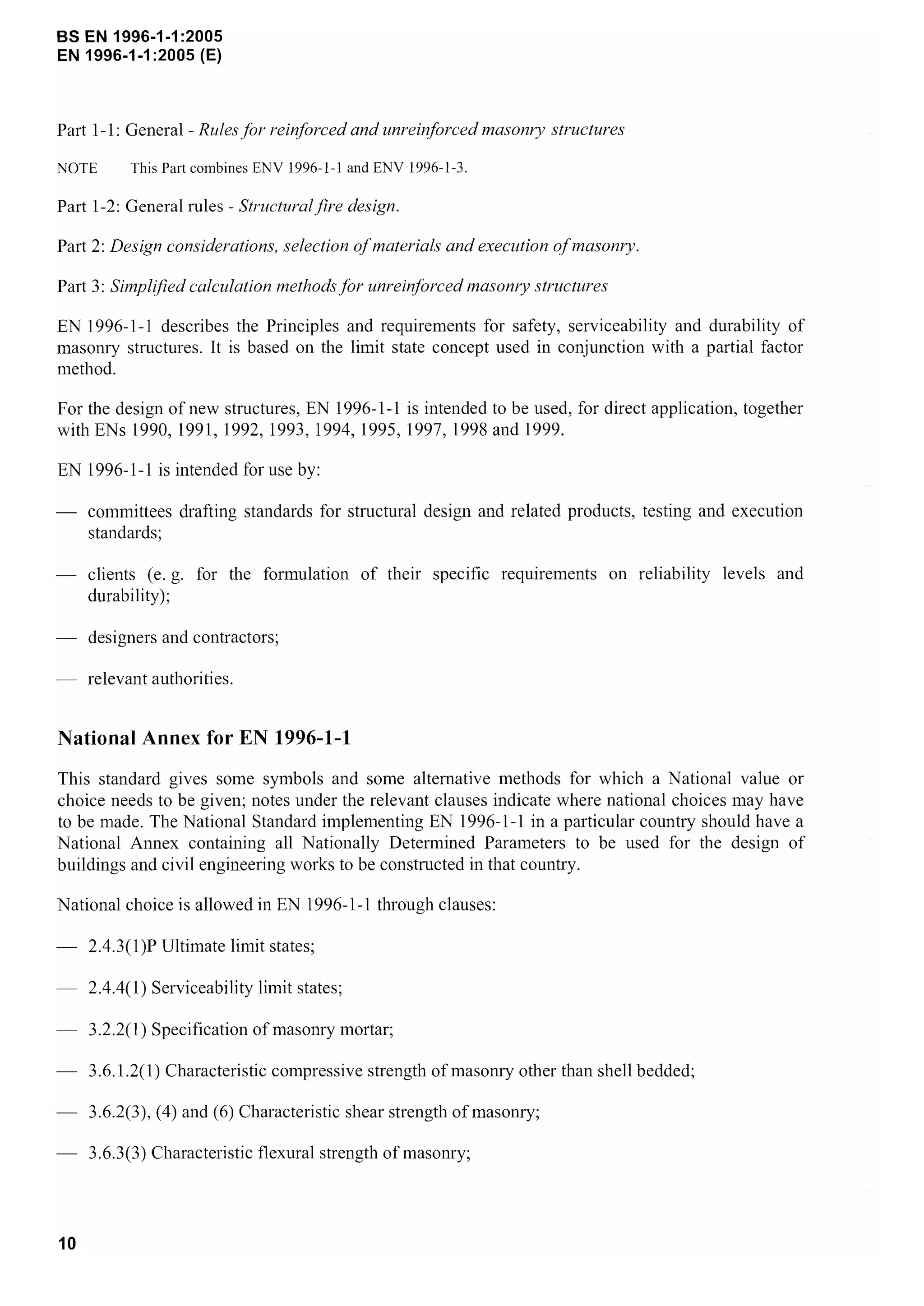 En 1996 1-1 eurocode 6 design of masonry structures - part 1-1 general ...