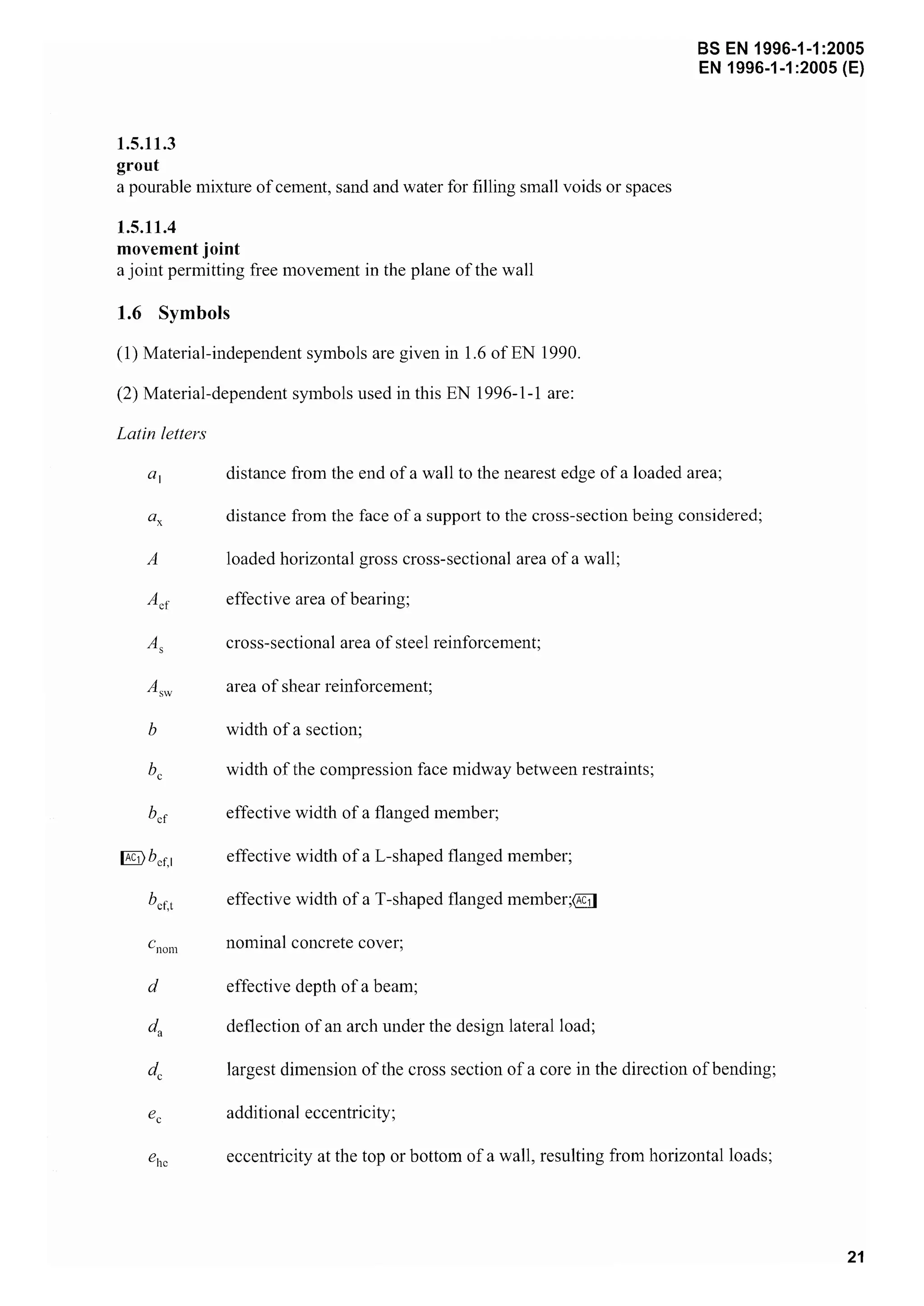 En 1996 1-1 eurocode 6 design of masonry structures - part 1-1 general ...
