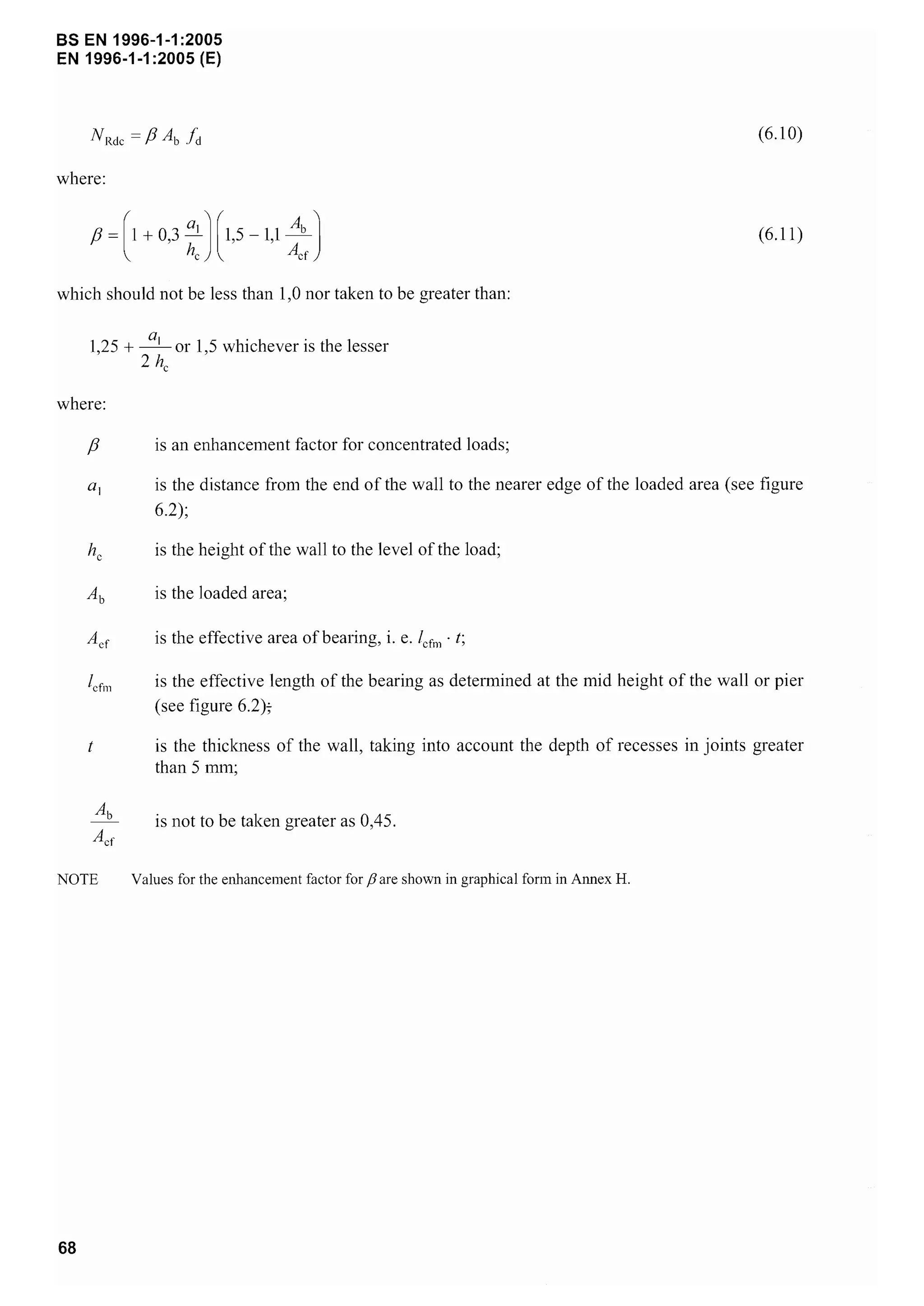 En 1996 1-1 eurocode 6 design of masonry structures - part 1-1 general ...