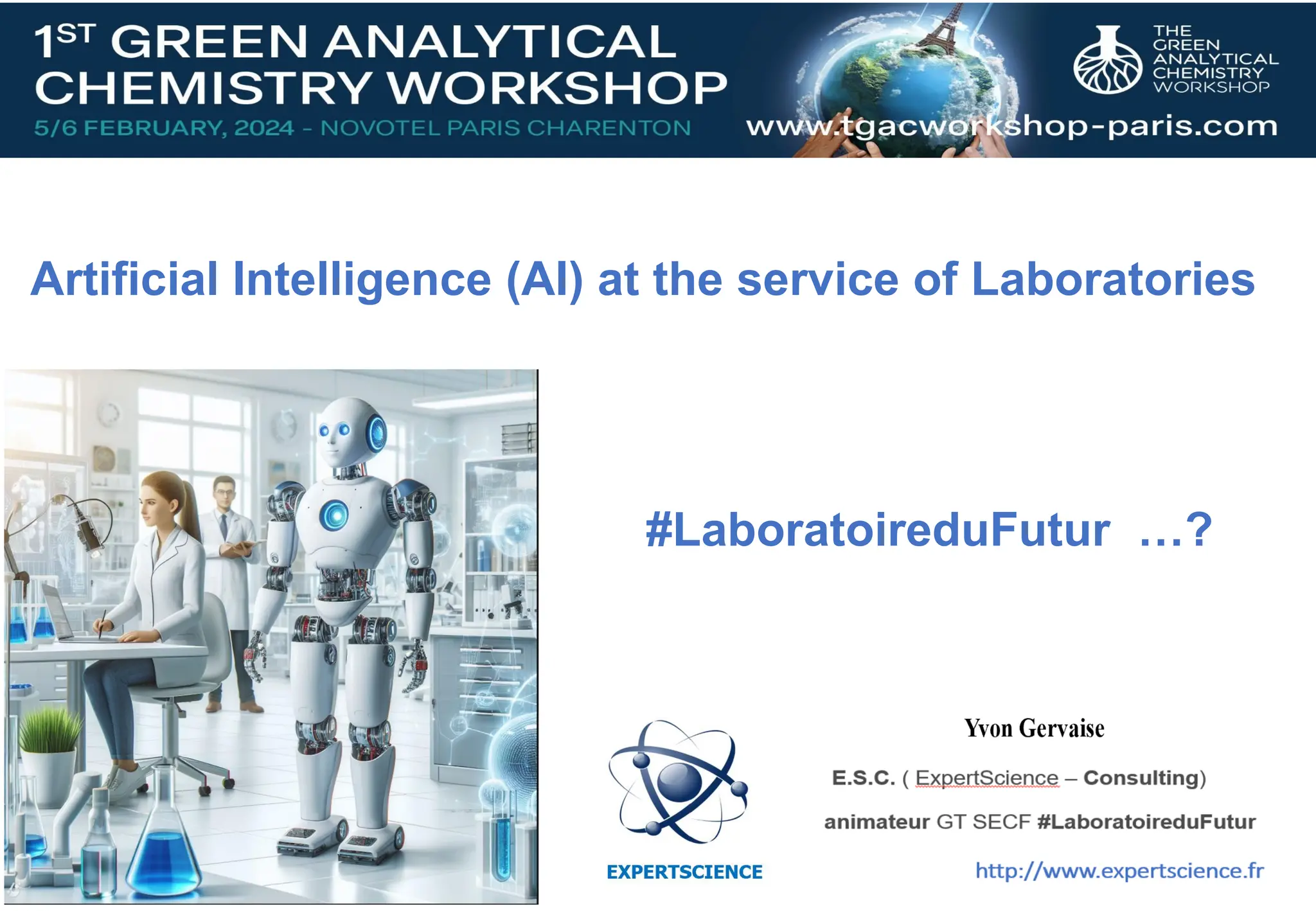 Artificial Intelligence IA at the service of Laboratories | PPT