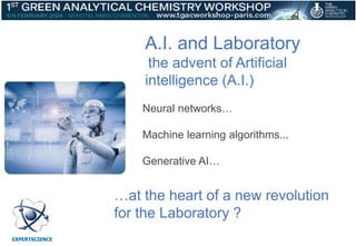 Artificial Intelligence IA at the service of Laboratories | PPT
