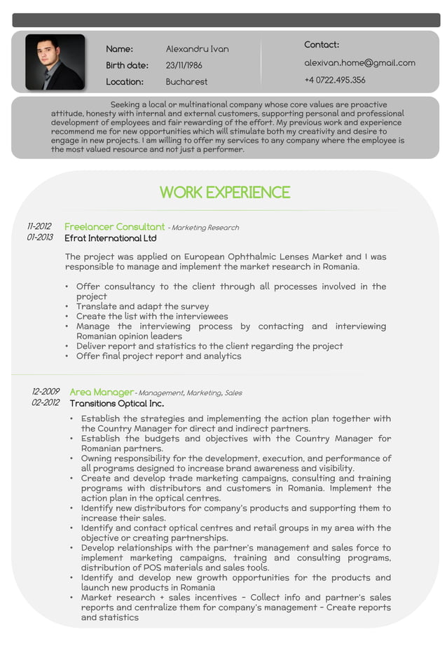 Alexandru Ivan Resume | PDF