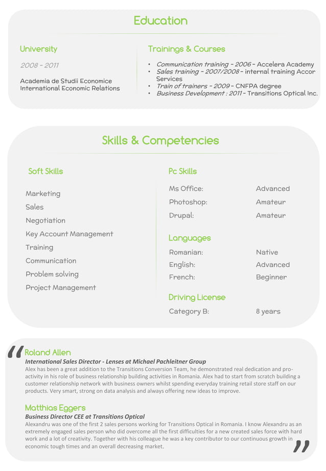 Alexandru Ivan Resume | PDF