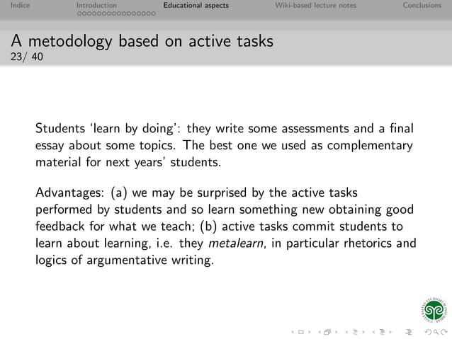 A Wiki-Based Active Learning System | PPT