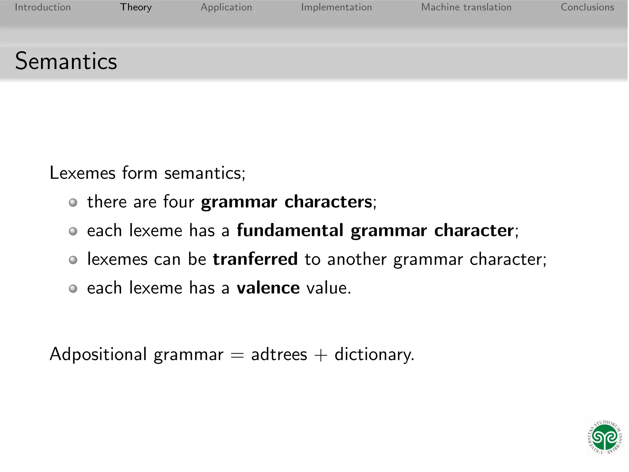 Adpositional Grammars | PDF
