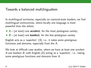 Linguistic (in)justice and communication models: A pledge for a ...