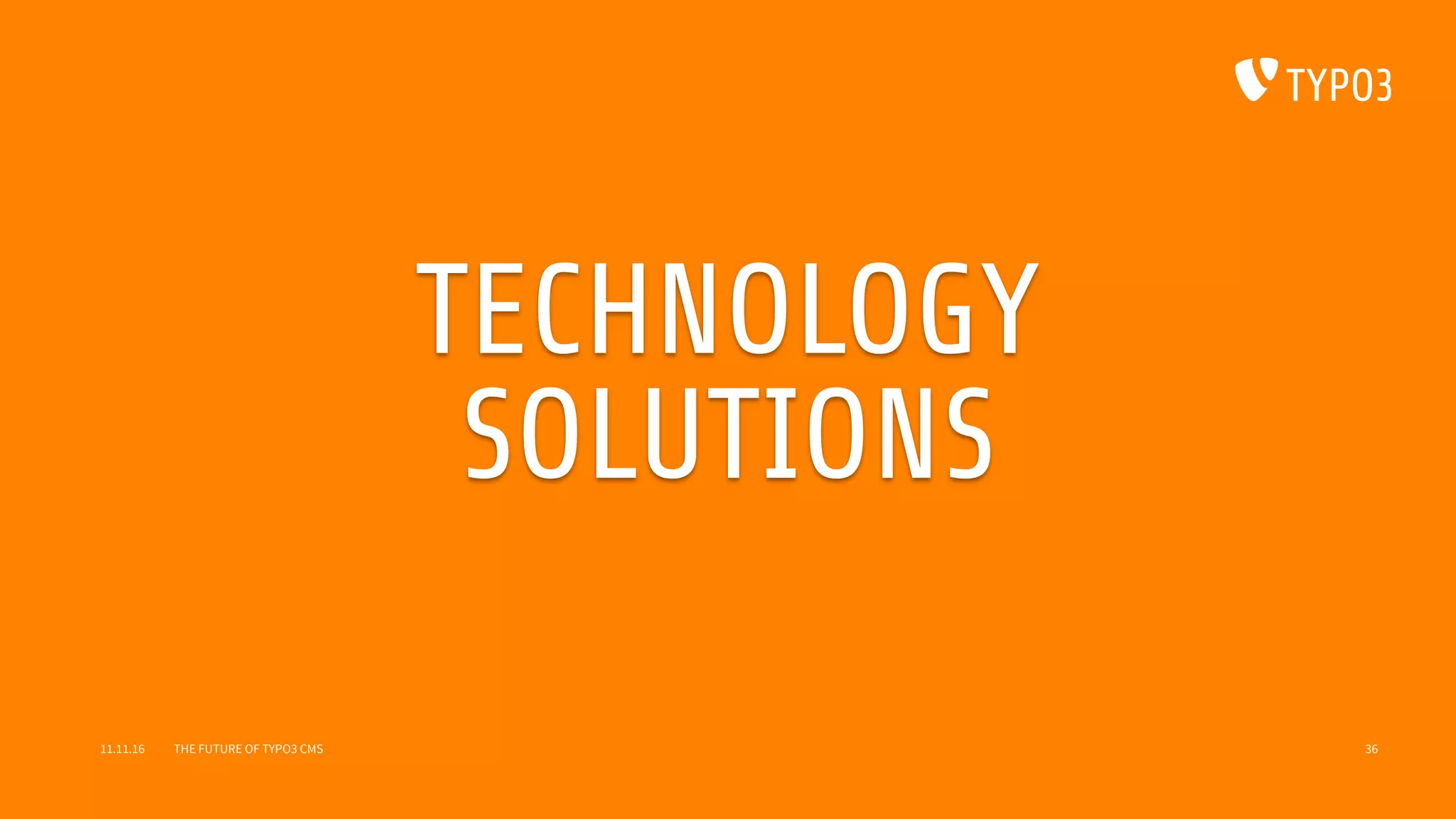 The Future of TYPO3 | PPT