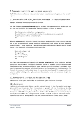 Safety and alarms in the home | PDF