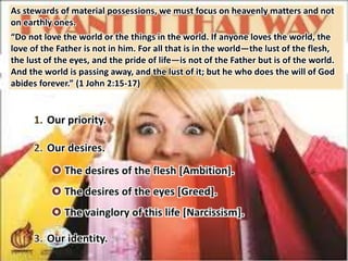 The Influence of Materialism - Edison SSL series | PPT