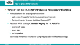 IP Protection for Siemens TIA Portal | PDF