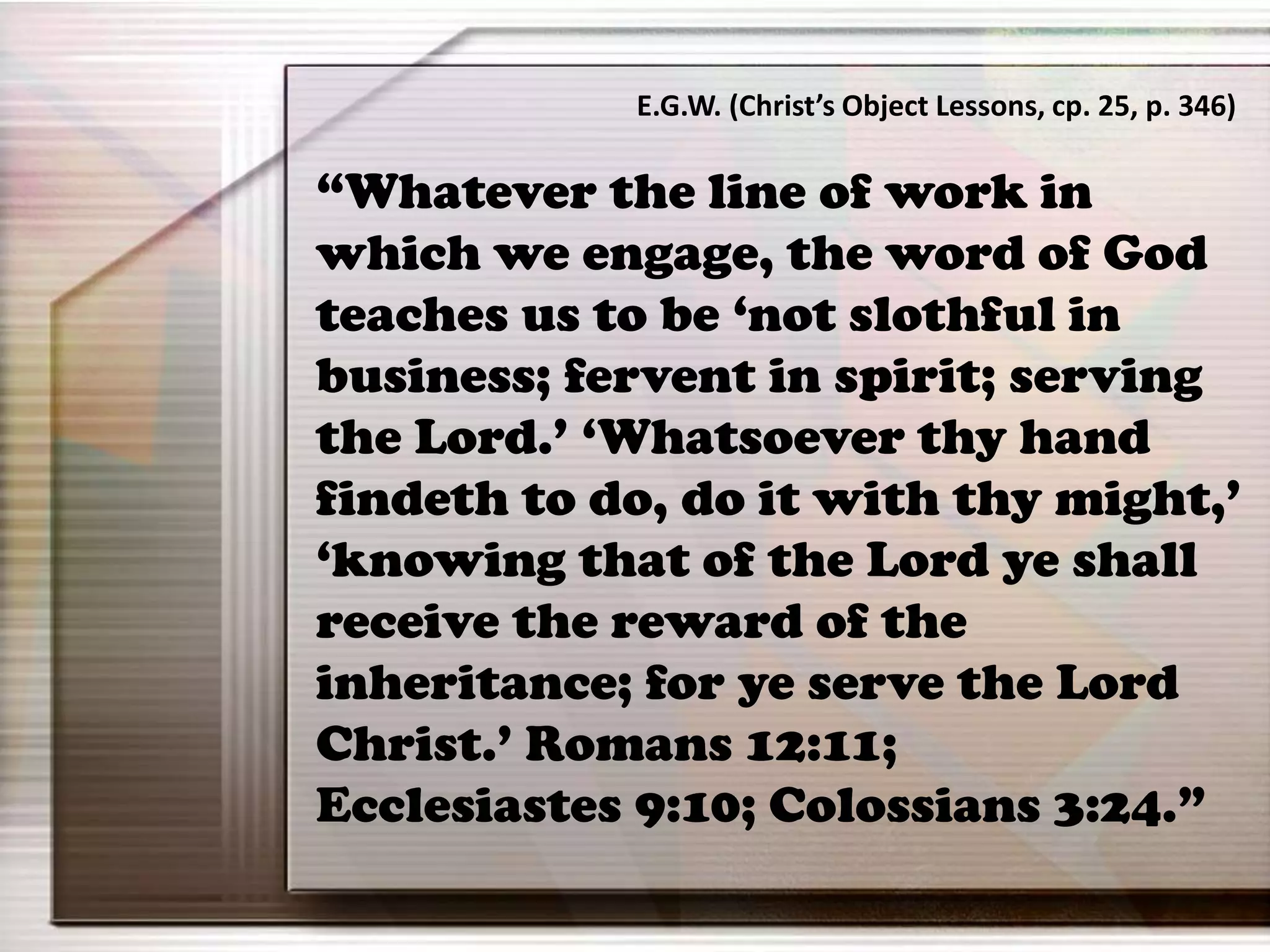 THE SABBATH SCHOOL - 4th QUARTER 2020 - LESSON 11 | PPTX