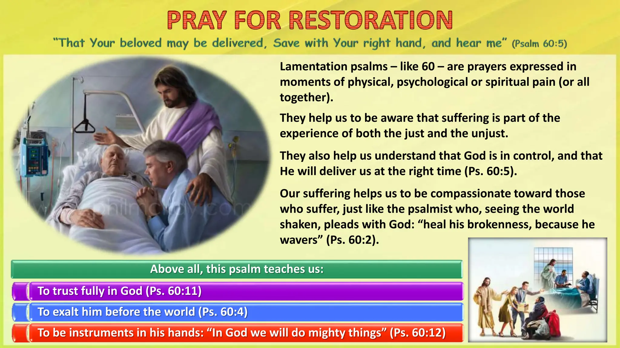 Sabbath School Presentation for Lesson 1, Quarter 1, Year 2024 | PPTX