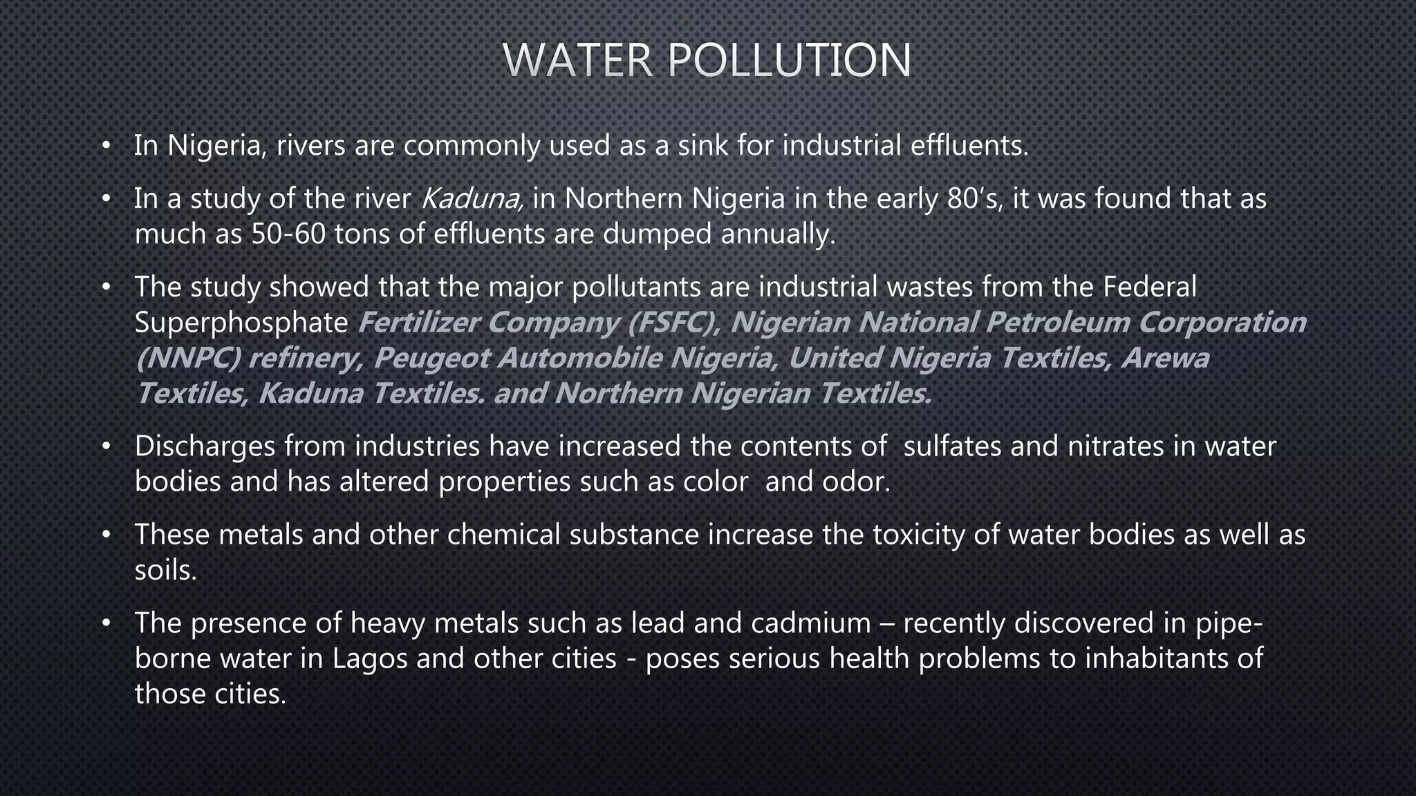 Nigeria Emissions and Energy Policies | PPTX