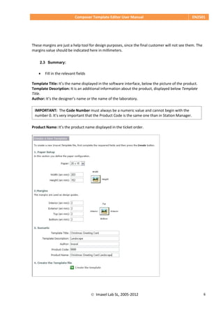 En2501 composer template editor user manual | PDF