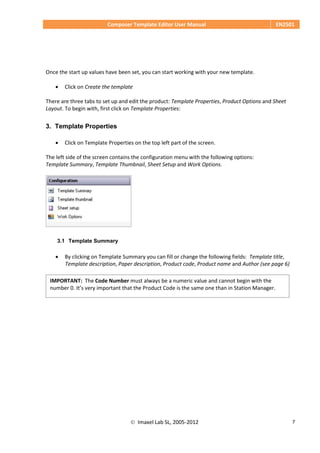 En2501 composer template editor user manual | PDF