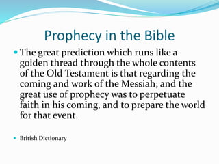 EN2 What is prophecy 1 of 6 | PPTX | Christianity | Religion & Spirituality