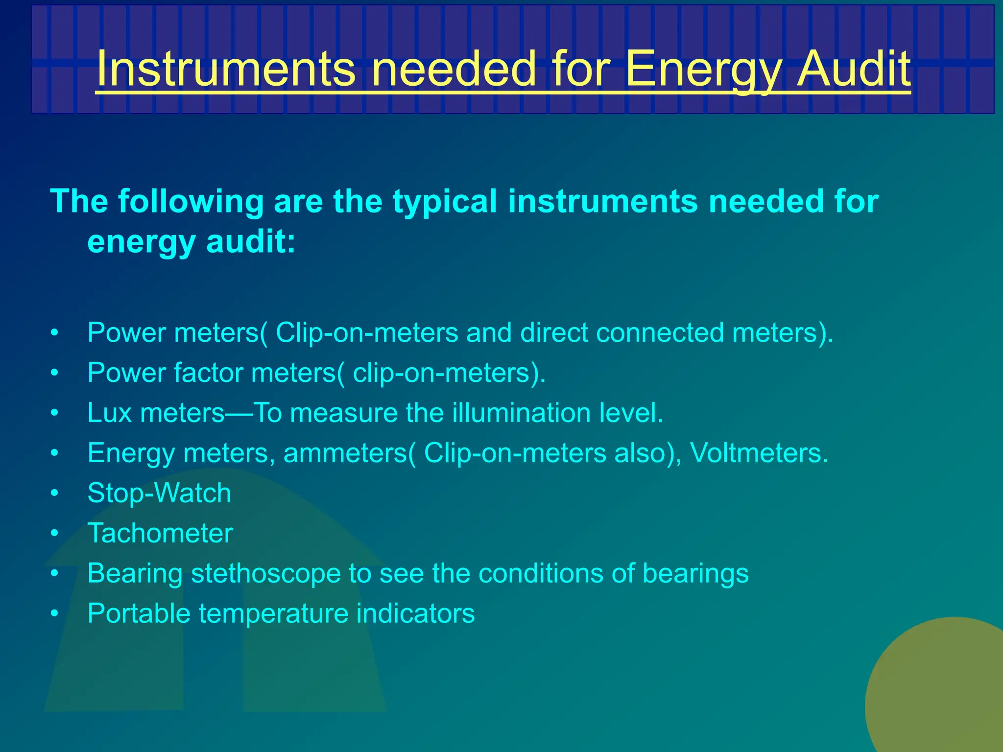 Principles of Energy conservation and audit | PPTX