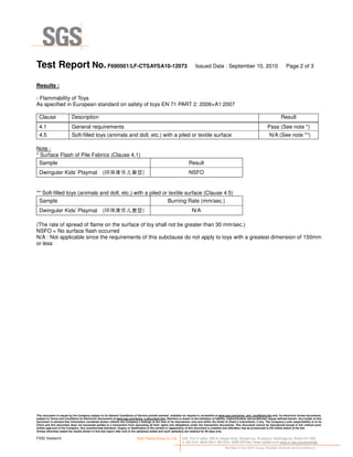 En71 part2 safety of toy flammability | PDF | Children\'s Games and ...