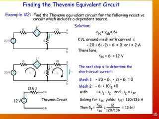 electrical circuit theorem electrical electrical | PPT