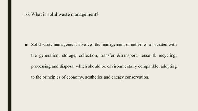 EN8591 Municipal Solid waste management Unit 1 - Two mark Q&A.pptx