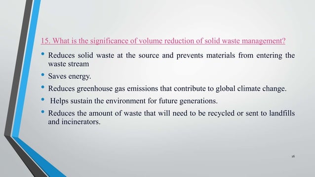 EN8591 Municipal Solid waste management Unit 2 - Two mark Q&A.pptx