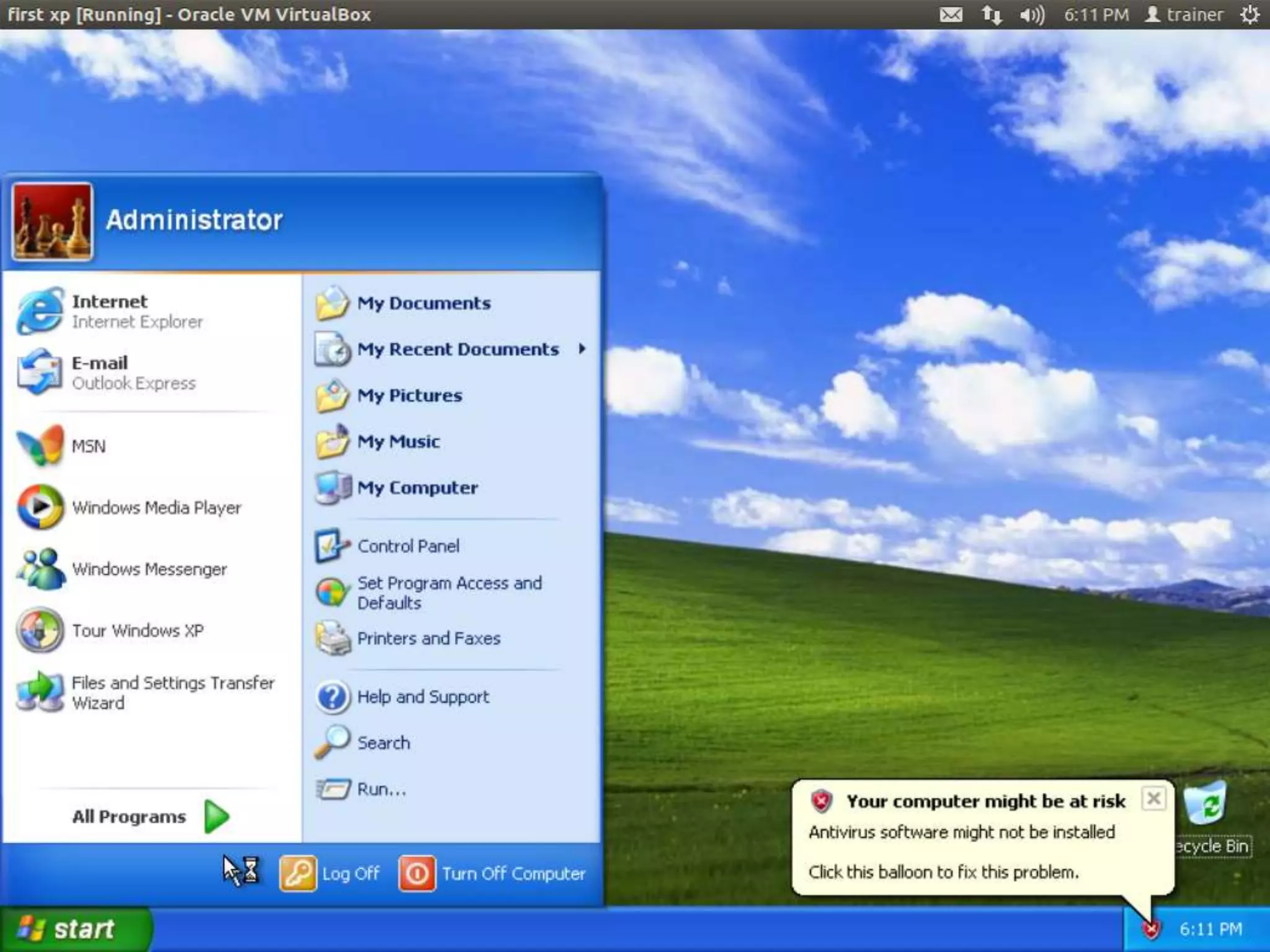 Enable administrator Account in xp | PPT