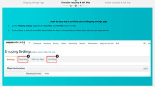 Enable Easy Ship and Self Ship | PDF
