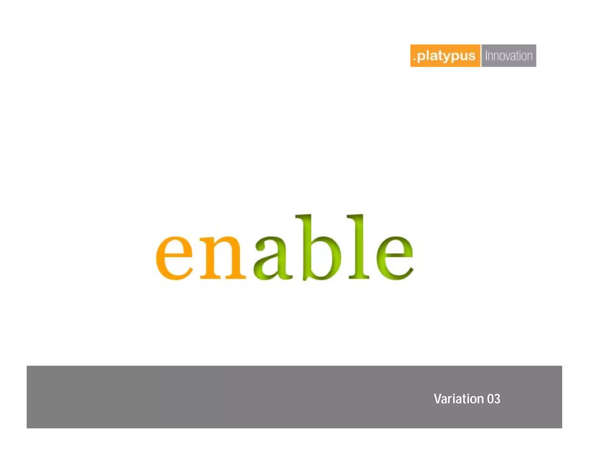 Enable Final Presentation | PPT