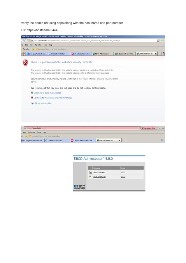 Enable https (1) Tibco document | PDF