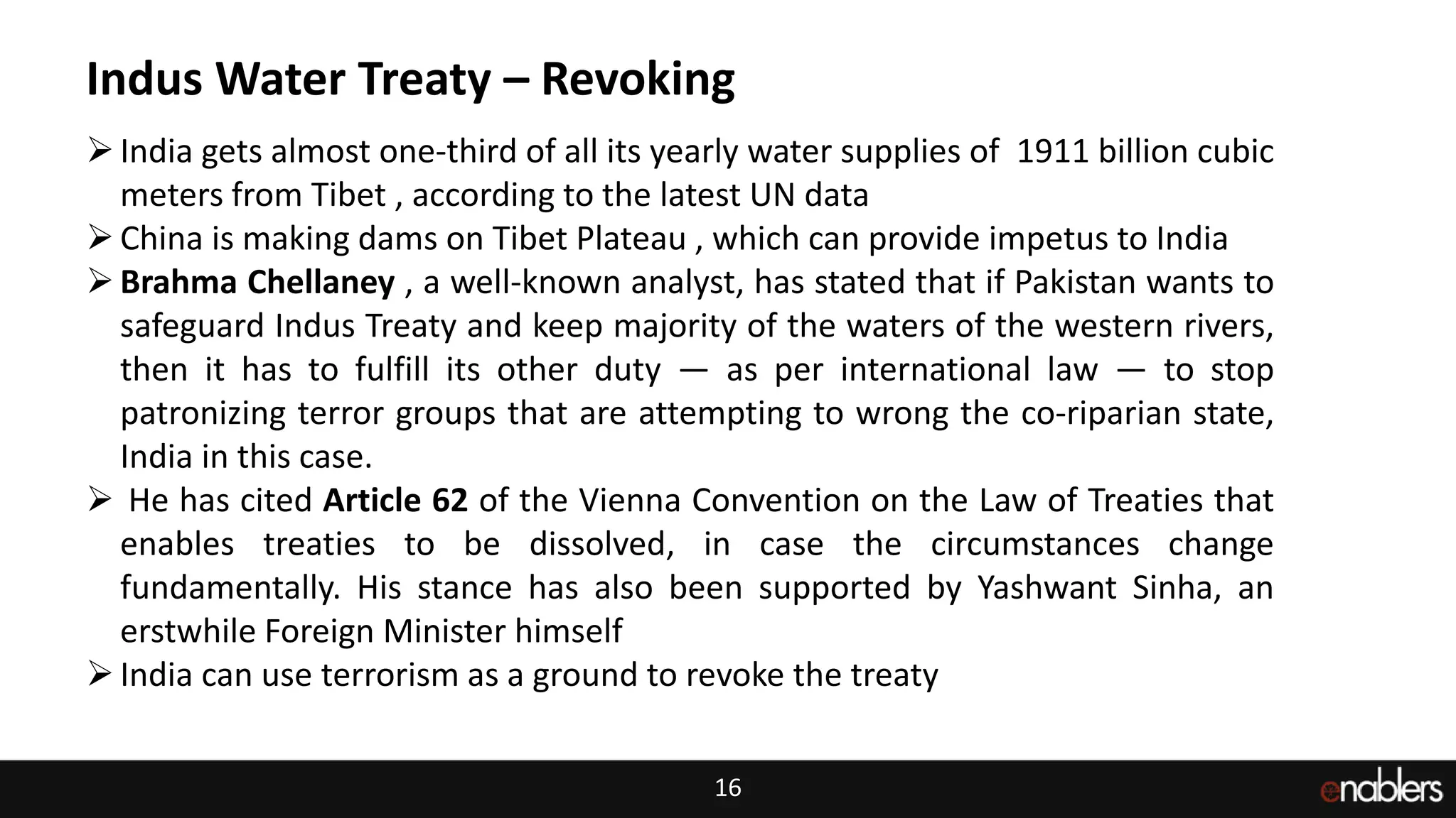 Enablers - Indus Water Treaty.pptx