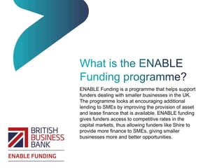 ENABLE & SHIRE LEASING | PPT