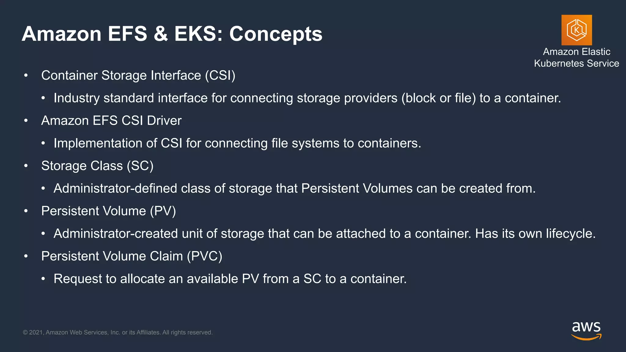 Enable stateful applications on aws with persistent storage for k8s.pptx