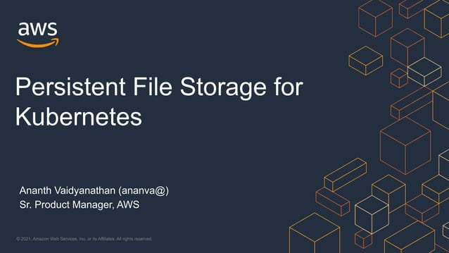 Enable stateful applications on aws with persistent storage for k8s.pptx