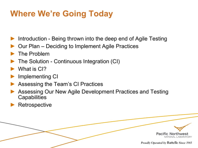 Enabling Agile Testing Through Continuous Integration Agile2009 | PPT ...