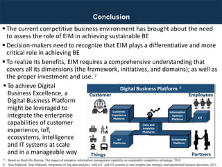 Enabling business excellence through eim | PPTX