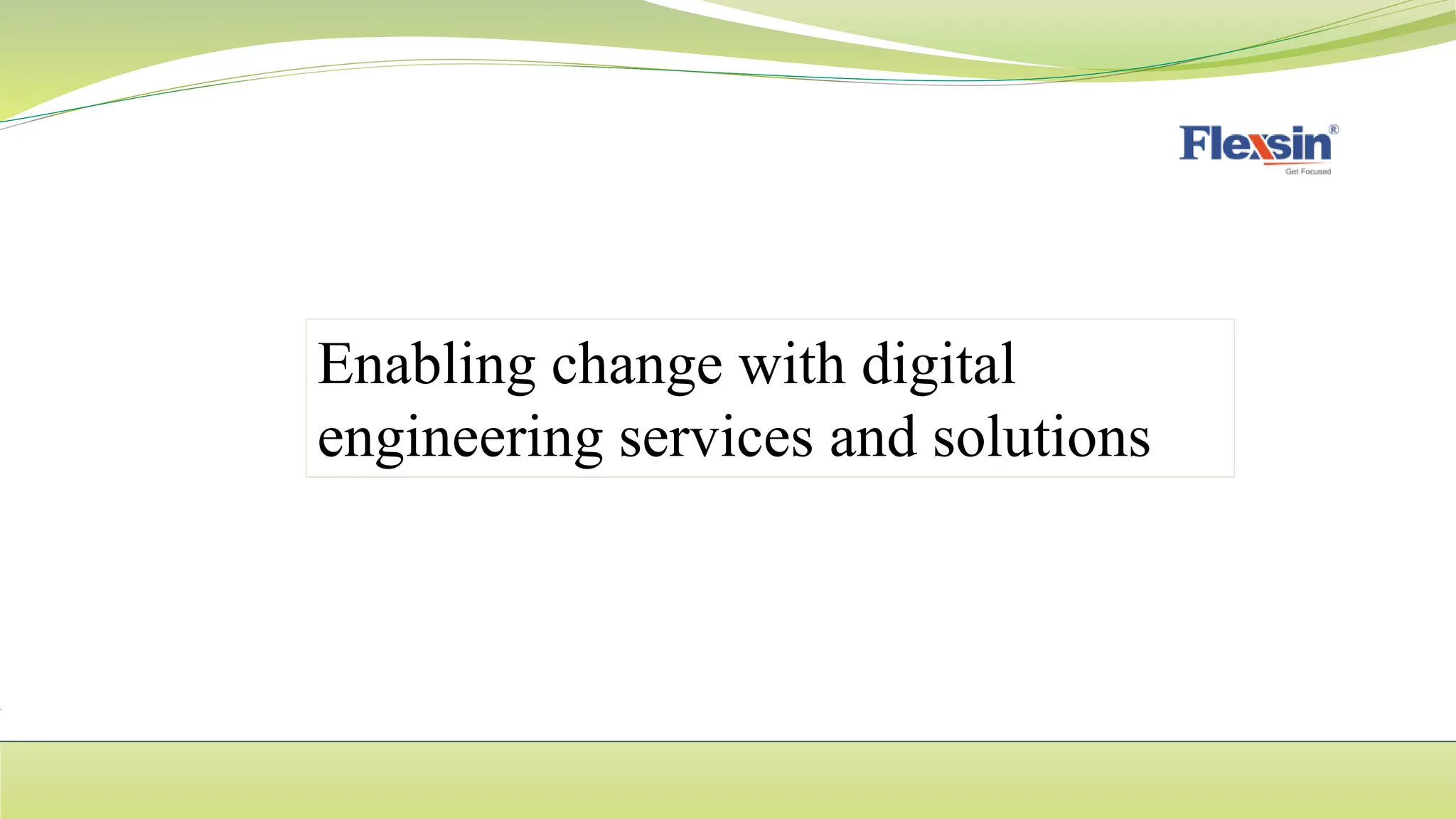 Enabling change with digital engineering services and solutions | PDF