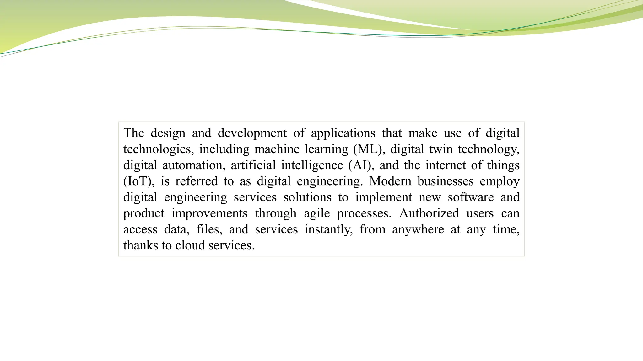 Enabling change with digital engineering services and solutions | PDF