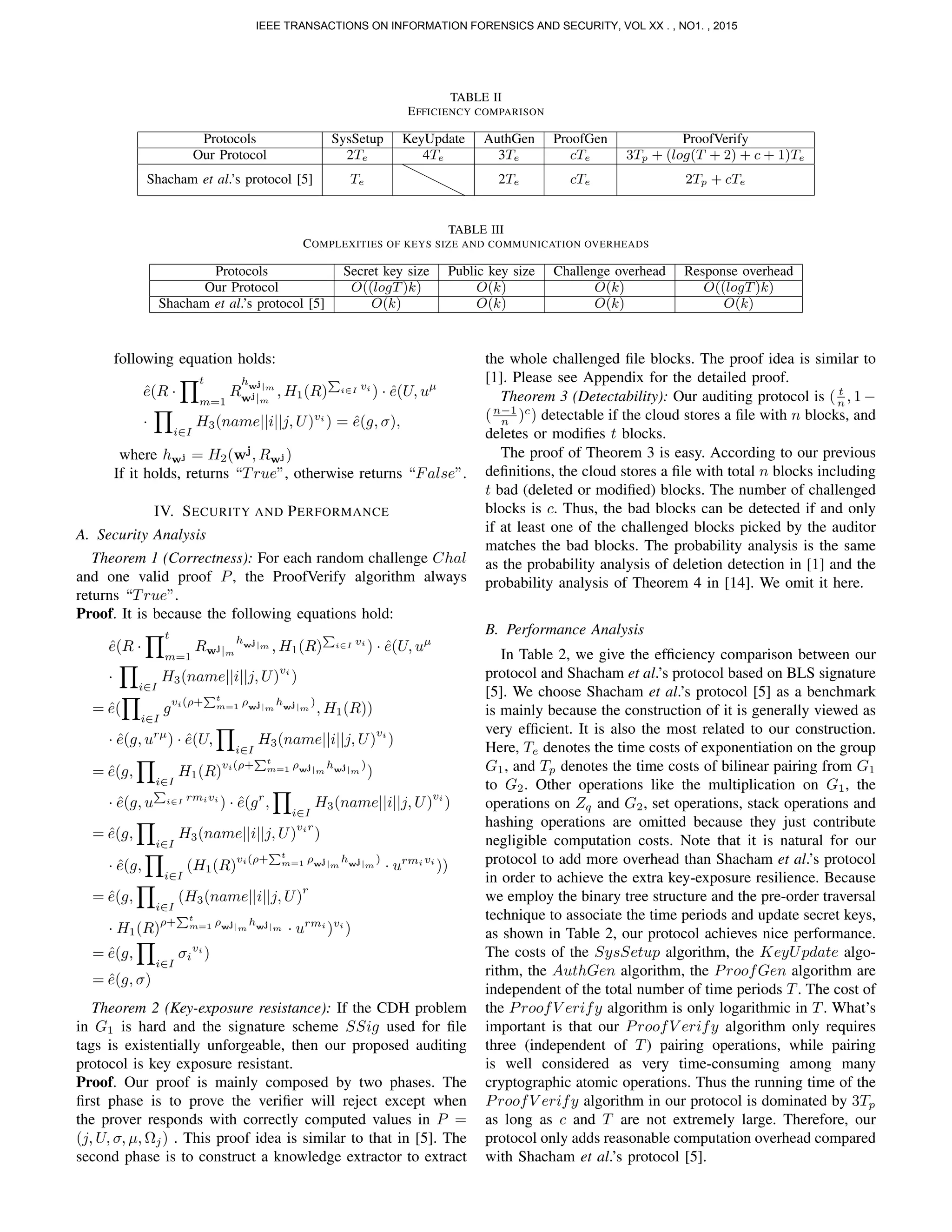 Enabling cloud storage auditing with key exposure resistance 2 | PDF