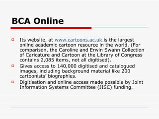 Enabling comic and cartoon art digital research | PPT