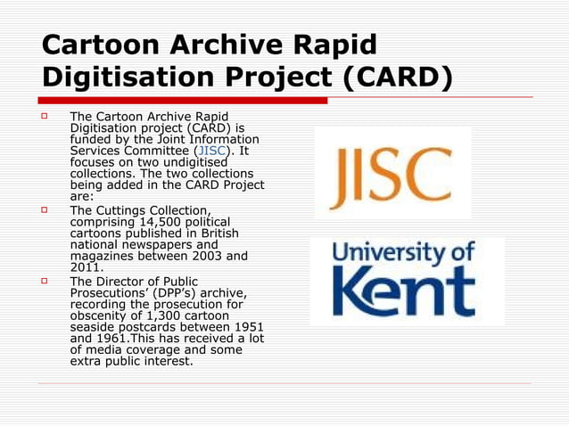 Enabling comic and cartoon art digital research | PPT