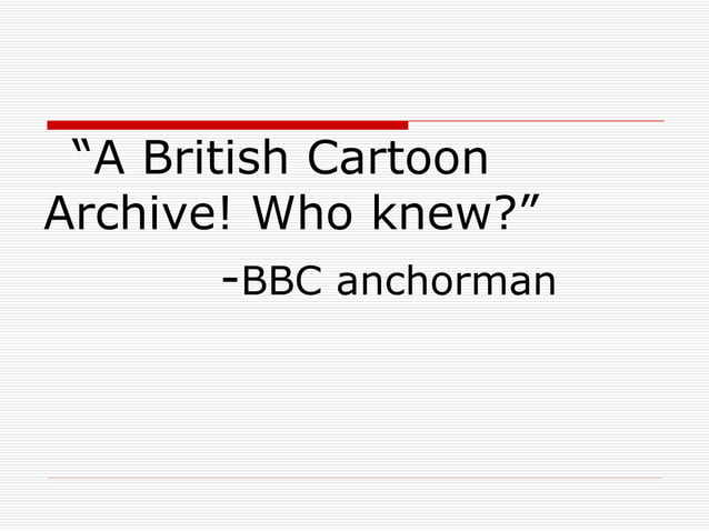 Enabling comic and cartoon art digital research | PPT