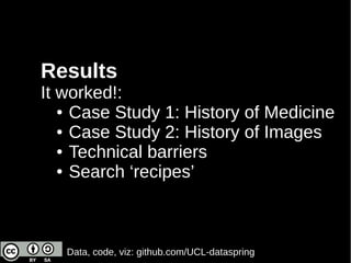 Enabling Complex Analysis of Large-Scale Digital Collections: Humanities Research, High ...