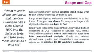 Enabling complex analysis of large scale digital collections | PDF | Databases | Computer ...