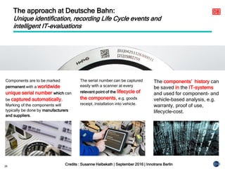 Enabling digital railway - Standardisation by rail for rail using GS1 | PPT