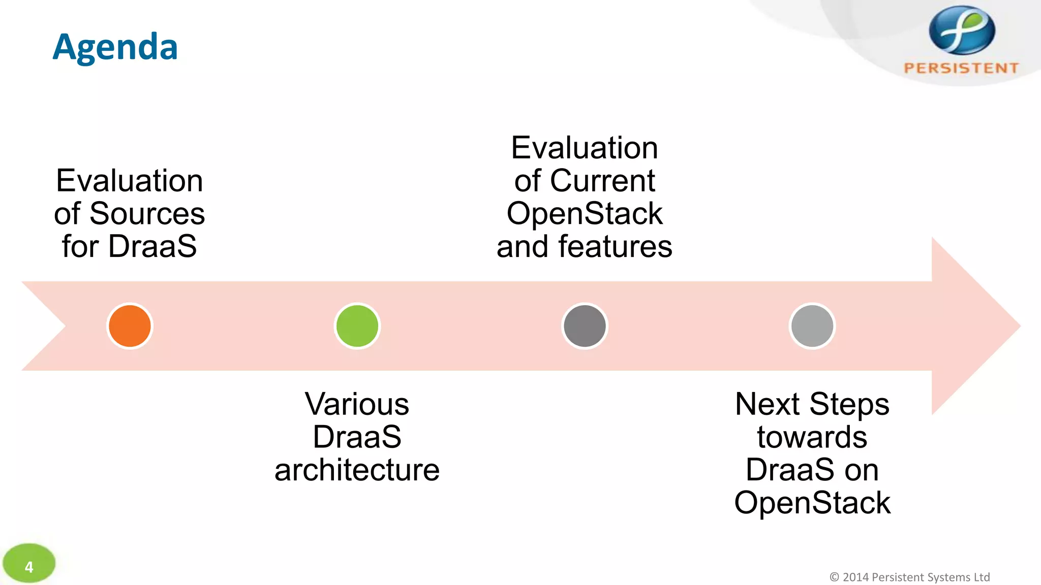Enabling Disaster Recovery as Service (DRaaS) on OpenStack | PDF