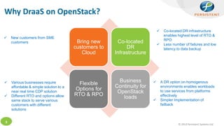 Enabling Disaster Recovery as Service (DRaaS) on OpenStack | PDF