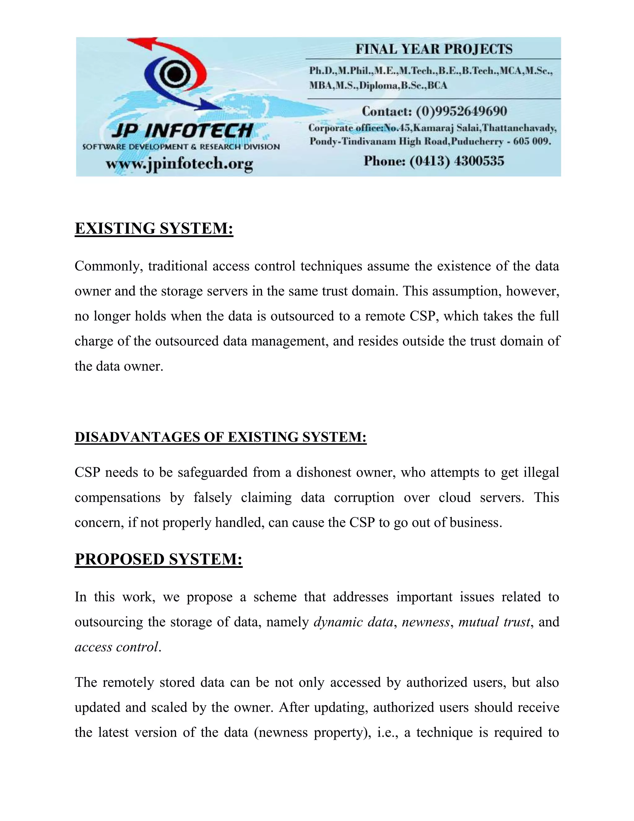 Enabling dynamic data and indirect mutual trust for cloud computing storage systems | PDF