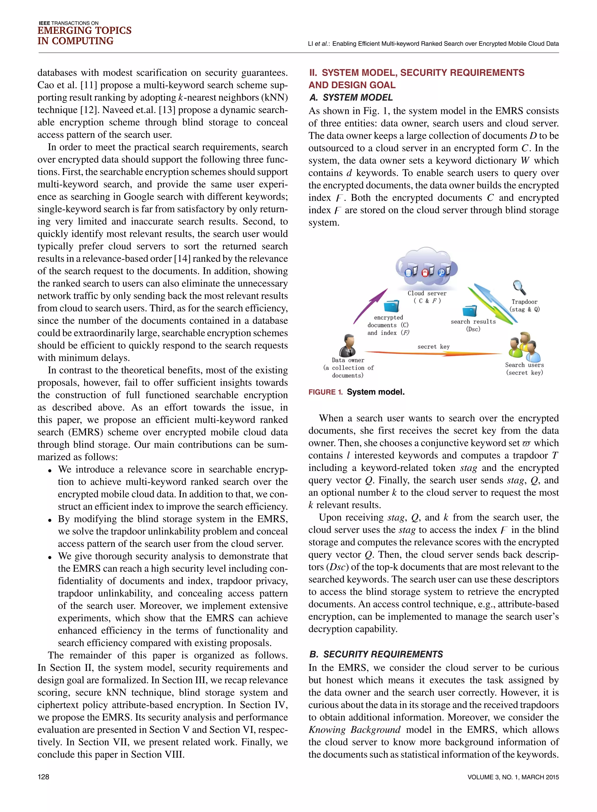 Enabling Efficient Multi Keyword Ranked Pdf Search Internet